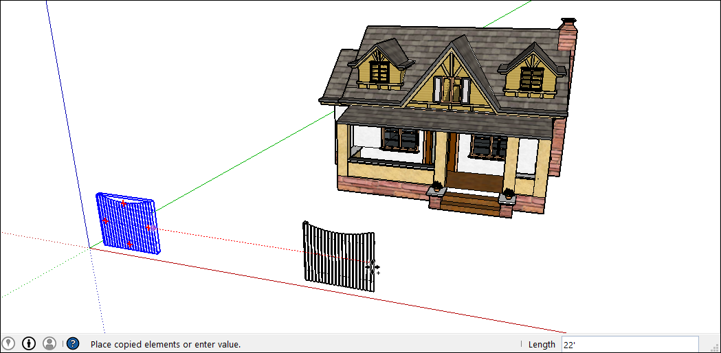 How to copy multiple equal spacing objects in Sketchup - How to SketchUp